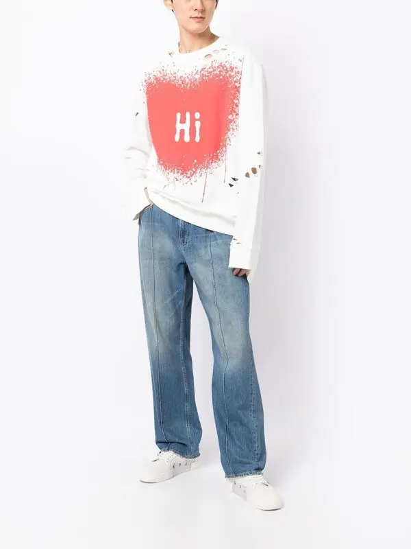 HACULLA. Hi Bye Cut-out Sweatshirt