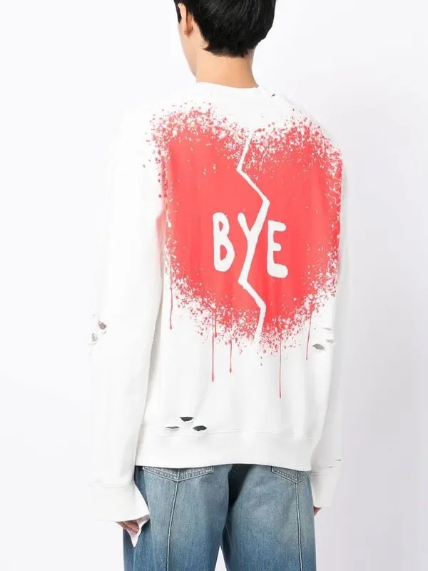 HACULLA. Hi Bye Cut-out Sweatshirt