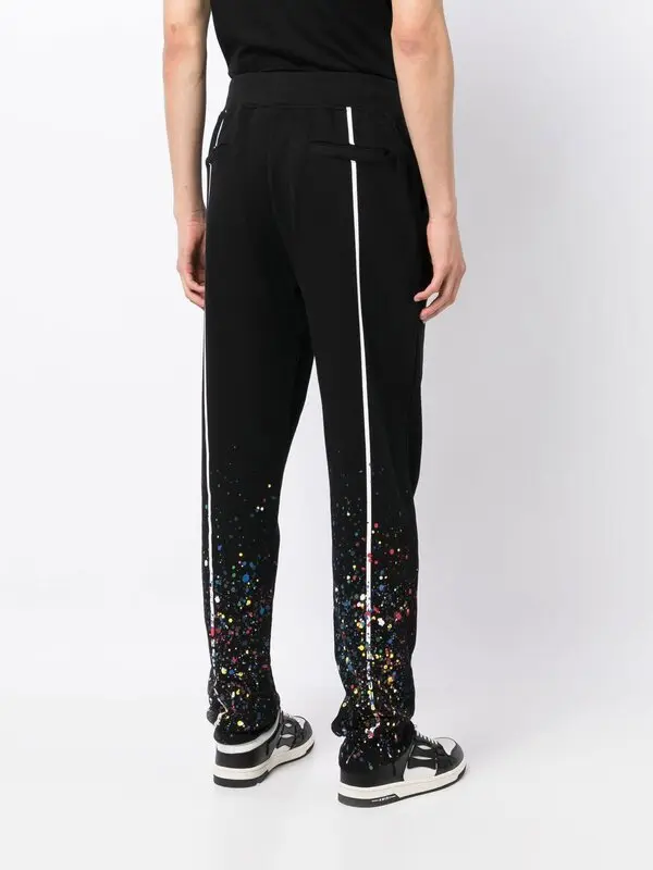 HACULLA. Paint Splatter Track Pants - Black