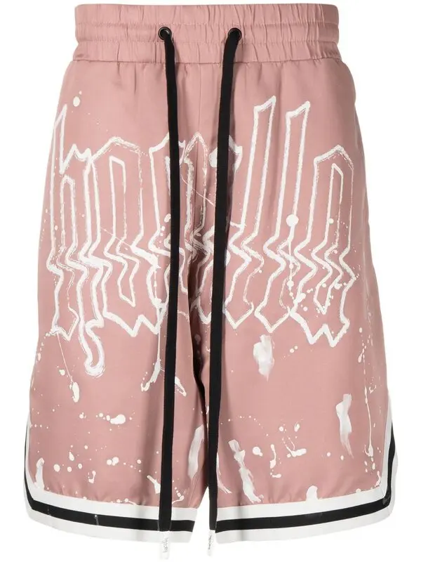 HACULLA. Paint Splatter Shorts - Pink