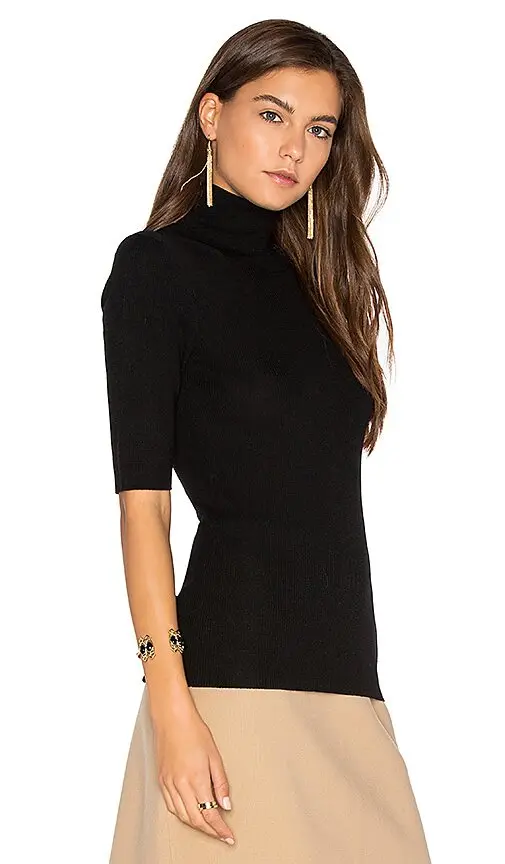 Theory Leenda B Turtleneck Sweater - Black