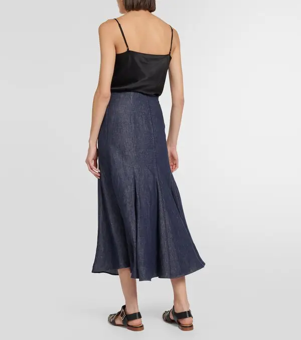 Gabriela Hearst Linen Maxi Skirt