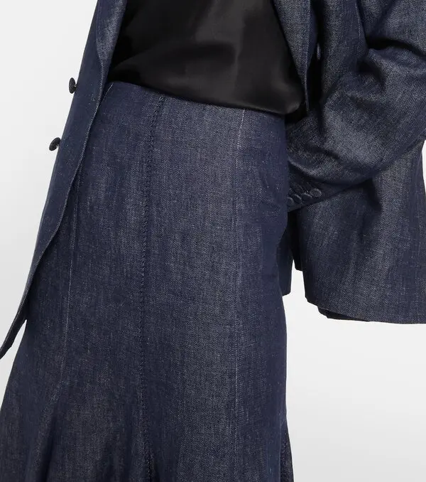Gabriela Hearst Linen Maxi Skirt