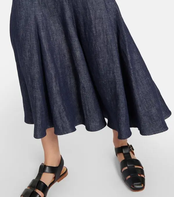 Gabriela Hearst Linen Maxi Skirt
