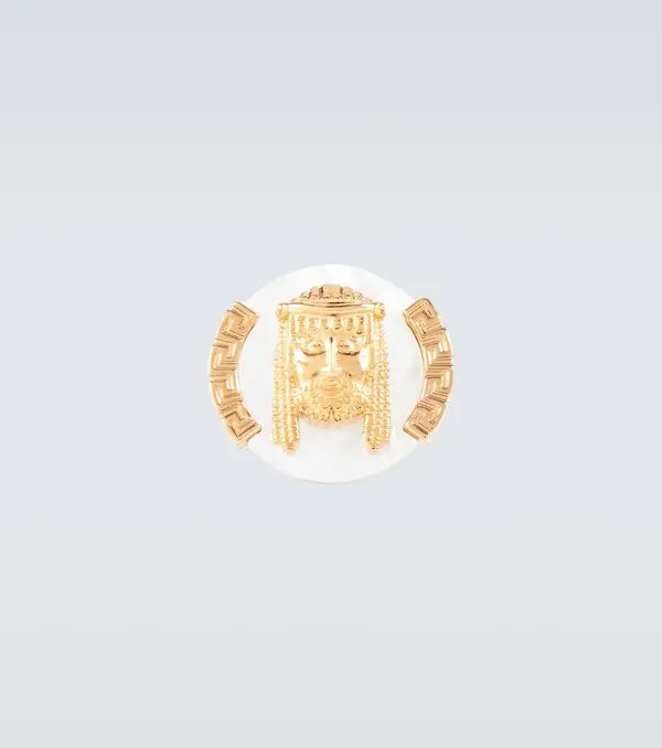 Versace La Maschera Signet Ring - Multicoloured