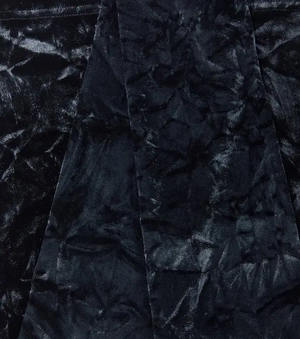 Versace Velvet Gloves - Black