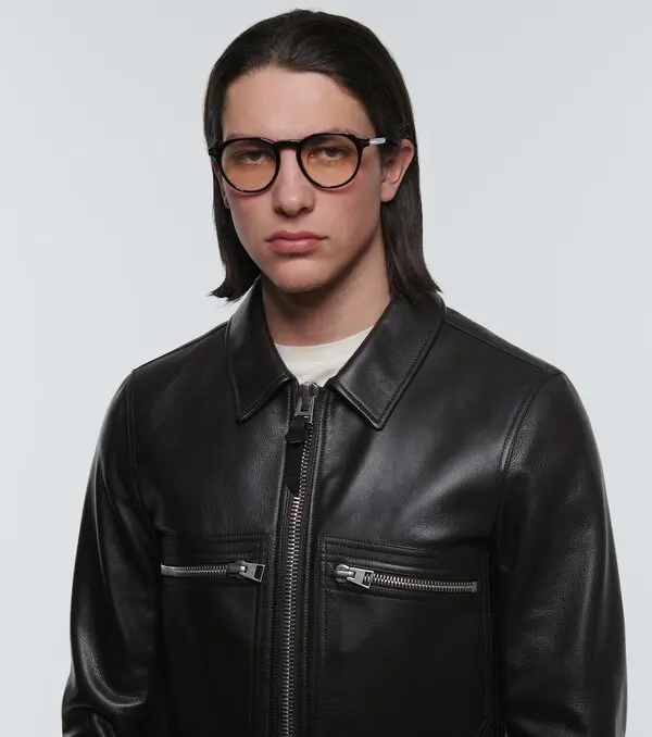 TOM FORD Round Acetate Glasses