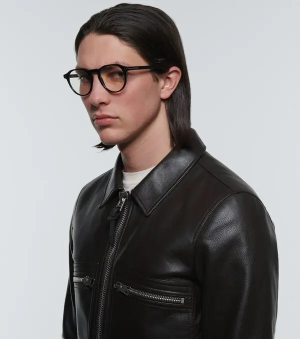 TOM FORD Round Acetate Glasses