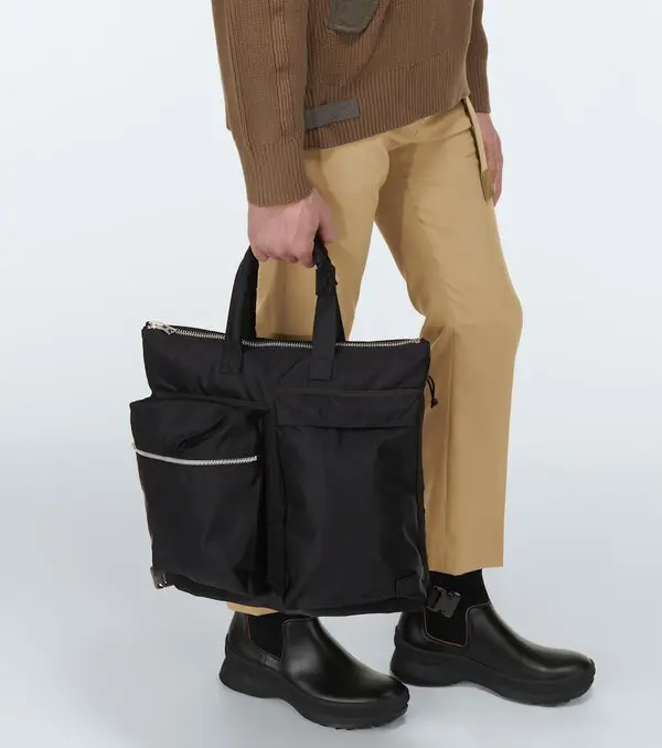 Sacai X Porter Porter Helmet Convertible Backpack - Black