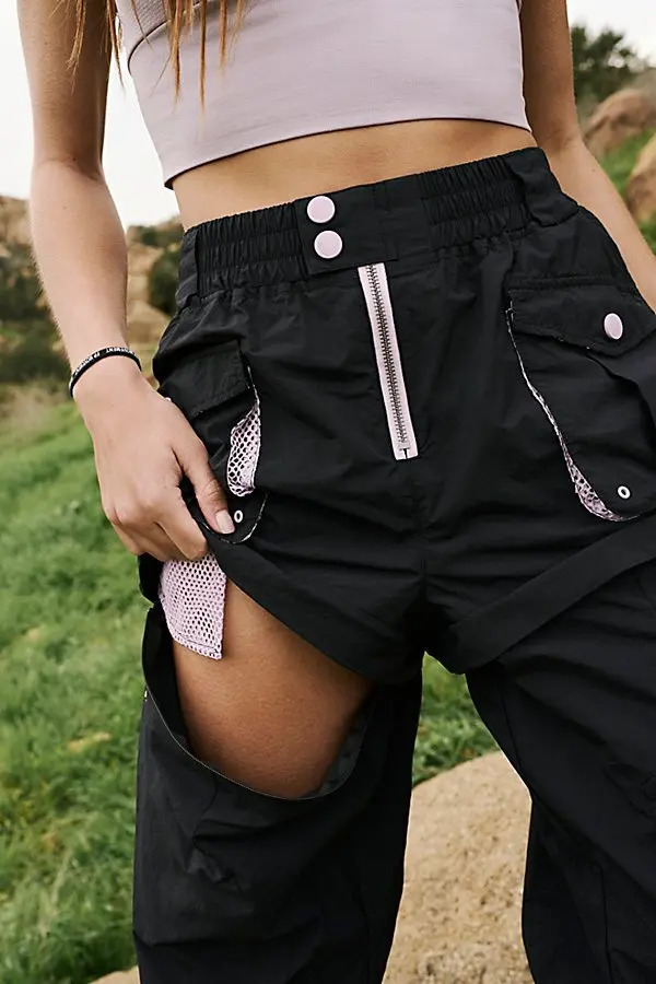 Free People Morning Meadow Hike Pants - Black Combo