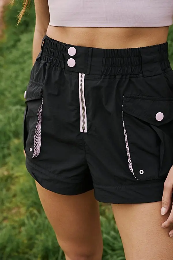 Free People Morning Meadow Hike Pants - Black Combo