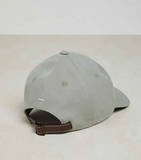 Brunello Cucinelli Cotton Gabardine Baseball Cap