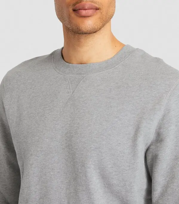 Sunspel Loopback Sweatshirt - Grey