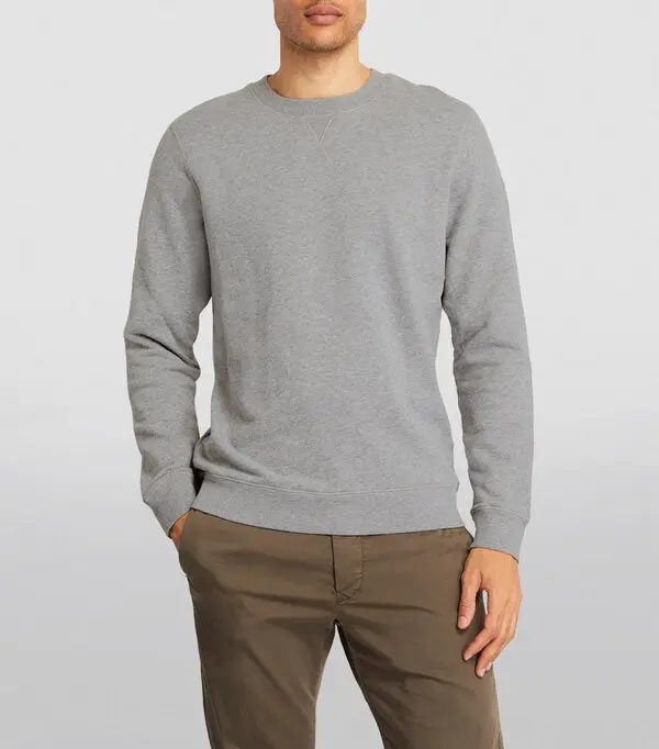 Sunspel Loopback Sweatshirt - Grey