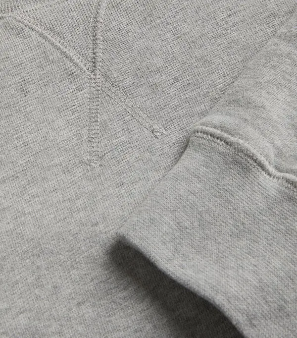 Sunspel Loopback Sweatshirt - Grey
