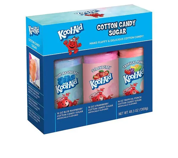 KOOL-AID 3-pk Cotton Candy Flossing Sugar - One-color