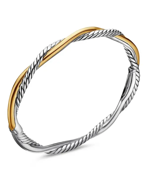 David Yurman Petite Infinity Bracelet - Silver/gold