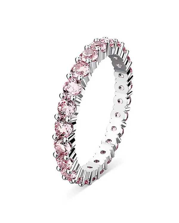 SWAROVSKI Matrix Crystal Ring - Pink/silver
