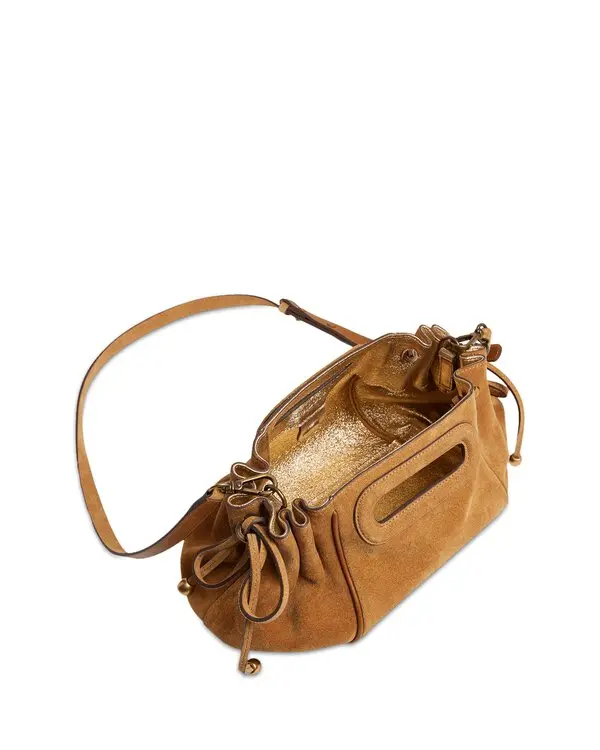 Gerard Darel Dany Mini Leather Top Handle Handbag
