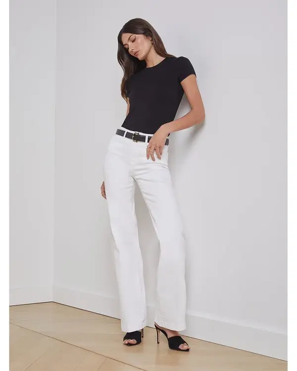 L'Agence Clayton High-rise Wide Leg Jeans