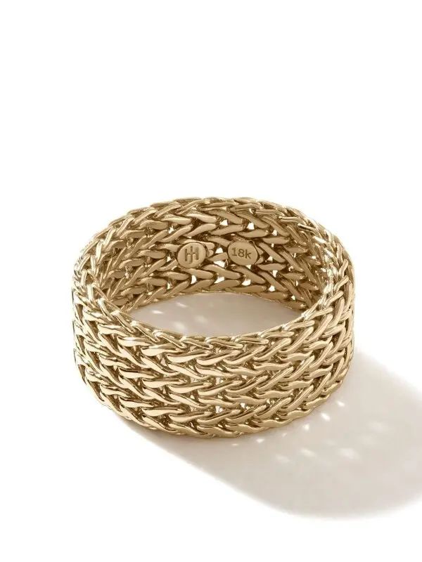 John Hardy 18kt Yellow Classic Chain Ring