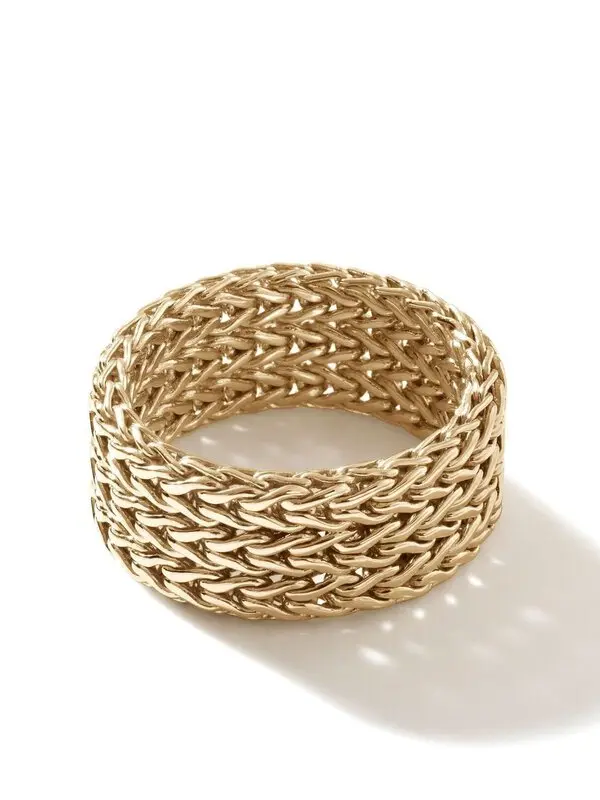 John Hardy 18kt Yellow Classic Chain Ring