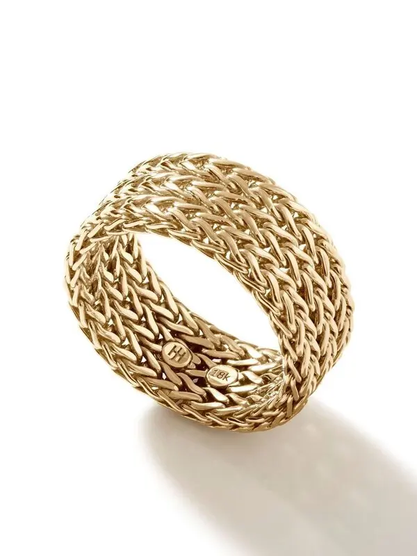 John Hardy 18kt Yellow Classic Chain Ring