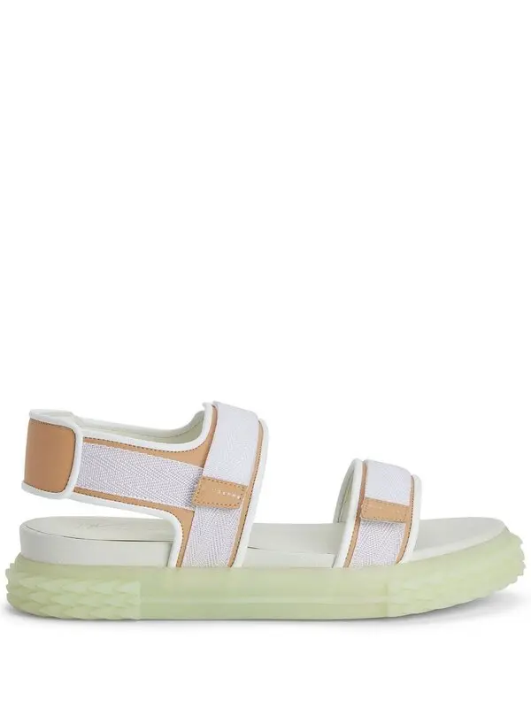 GIUSEPPE ZANOTTI Blabber Gummy Touch-strap Sandals - White
