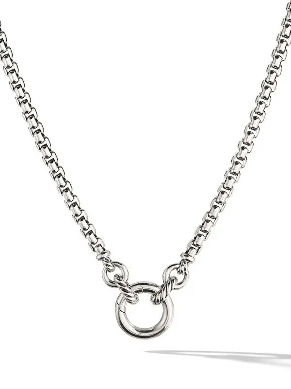 David Yurman Sterling Box Chain Necklace - Silver