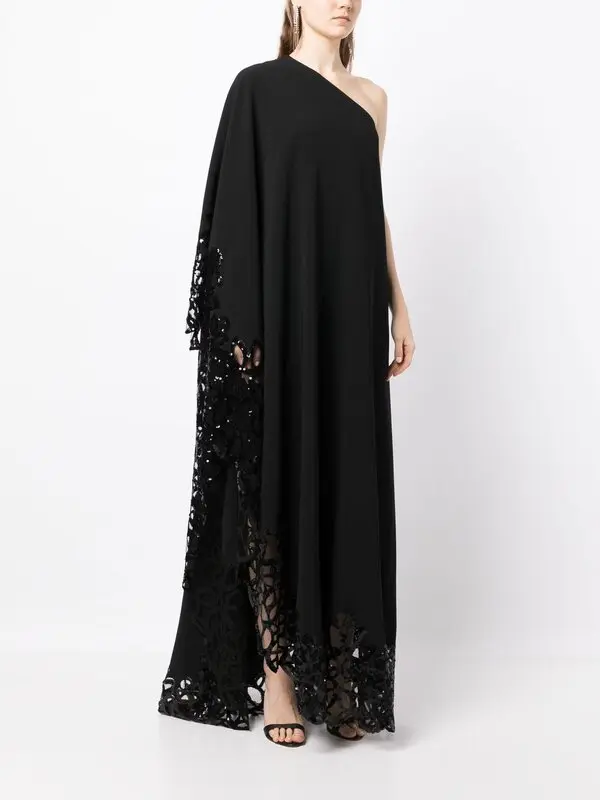 Elie Saab Sequin-embellished One-shoulder Gown