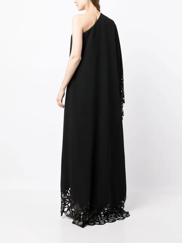 Elie Saab Sequin-embellished One-shoulder Gown