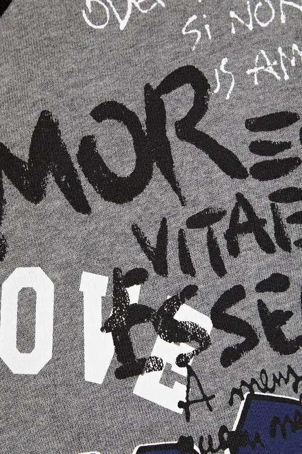 Dolce & Gabbana Printed French Cotton Terry Sweatshirt