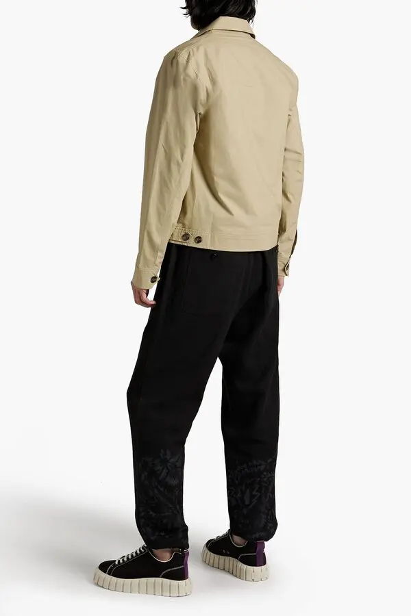 Etro Printed Linen, Wool And Cottonblend Sweatpants