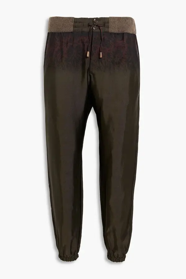 Etro Tapered Printed Twill Pants