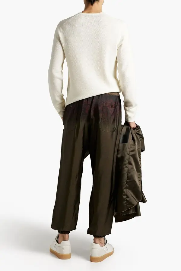 Etro Tapered Printed Twill Pants