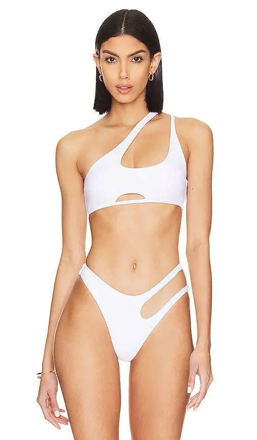 Superdown Misty Bikini Top - White