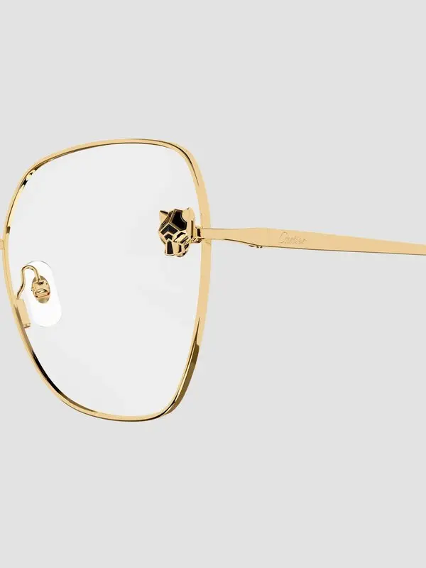 Cartier Panthère Light 24k -plated Butterfly Glasses