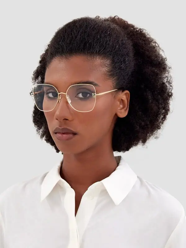 Cartier Panthère Light 24k -plated Butterfly Glasses