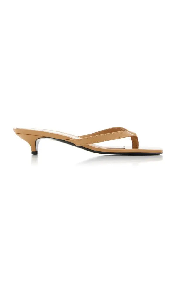 TOTEME Flip-flop Kitten Heels - Neutral