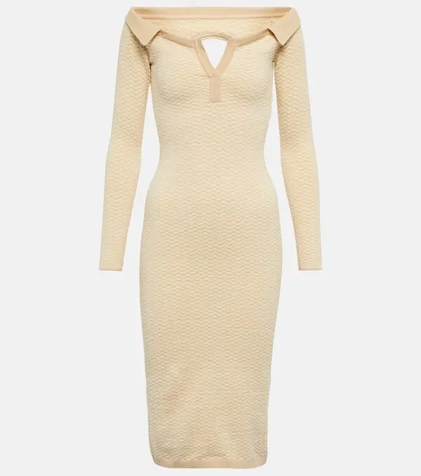 Jacquemus La Robe Pampero Cotton-blend Midi Dress
