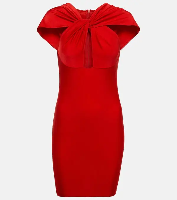 Coperni Cutout Mini Dress - Red