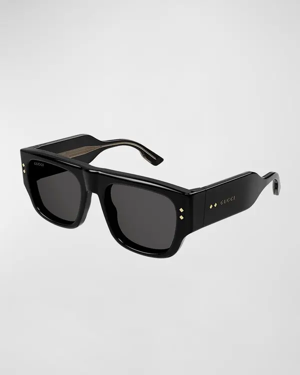 Gucci Oversized Rectangle Sunglasses - Black