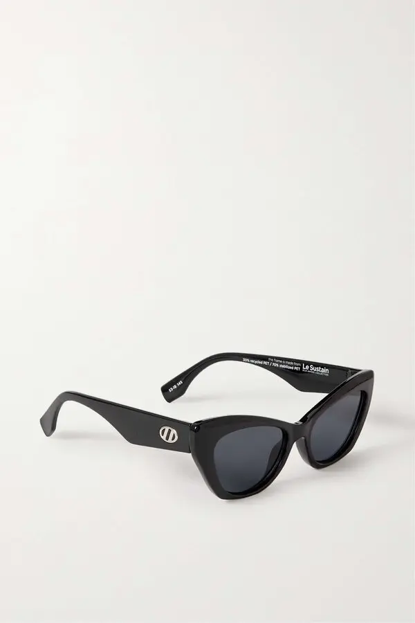 Le Specs Eye Trash Cat-eye Acetate Sunglasses