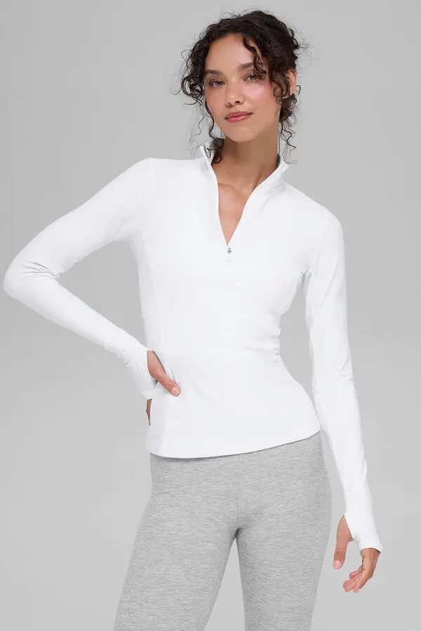Alo Yoga Rapid Pullover Top - White