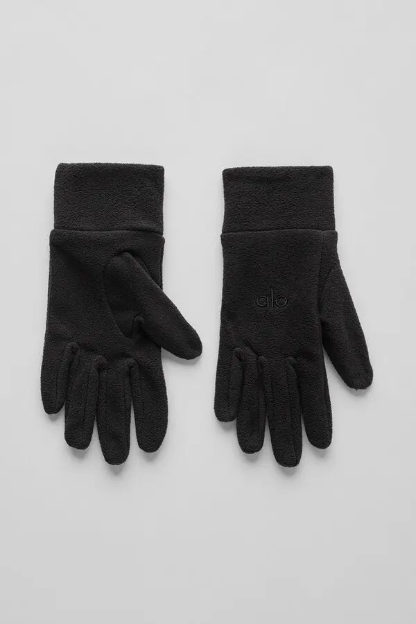 Alo Yoga Performance Fleece Gloves - Black