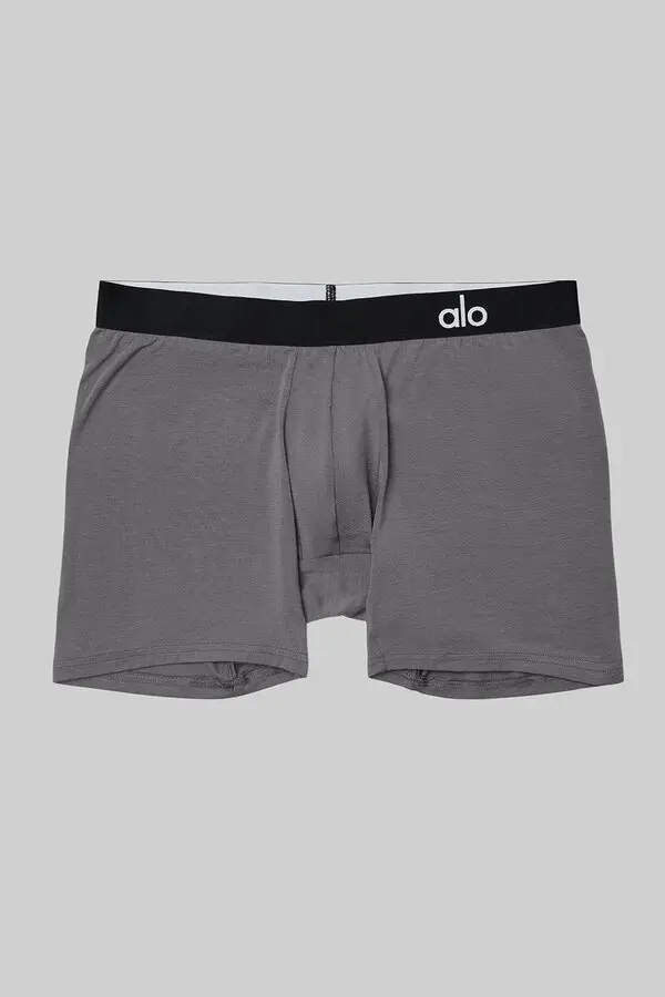 Alo Yoga Day And Night Boxer Underwear - Grey