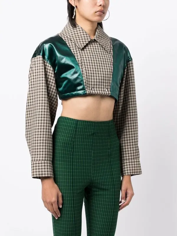 Toga Panelled Cropped Jacket
