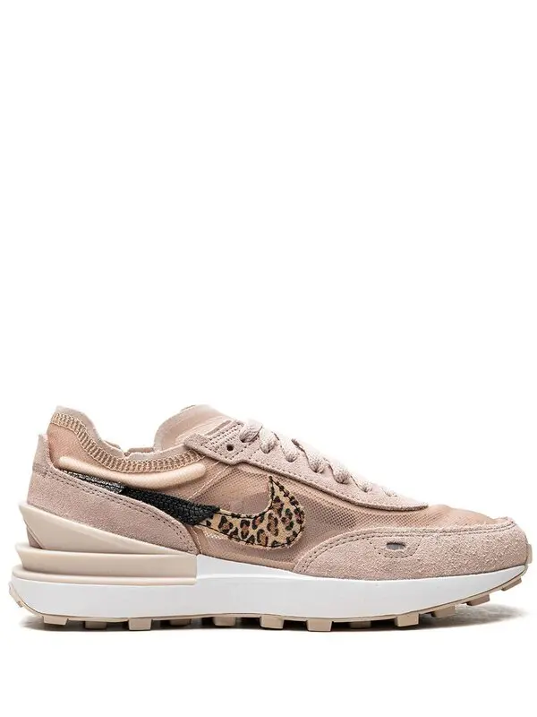 Nike Waffle One Leopard Sneakers - Pink