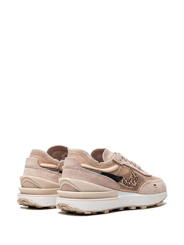 Nike Waffle One Leopard Sneakers - Pink