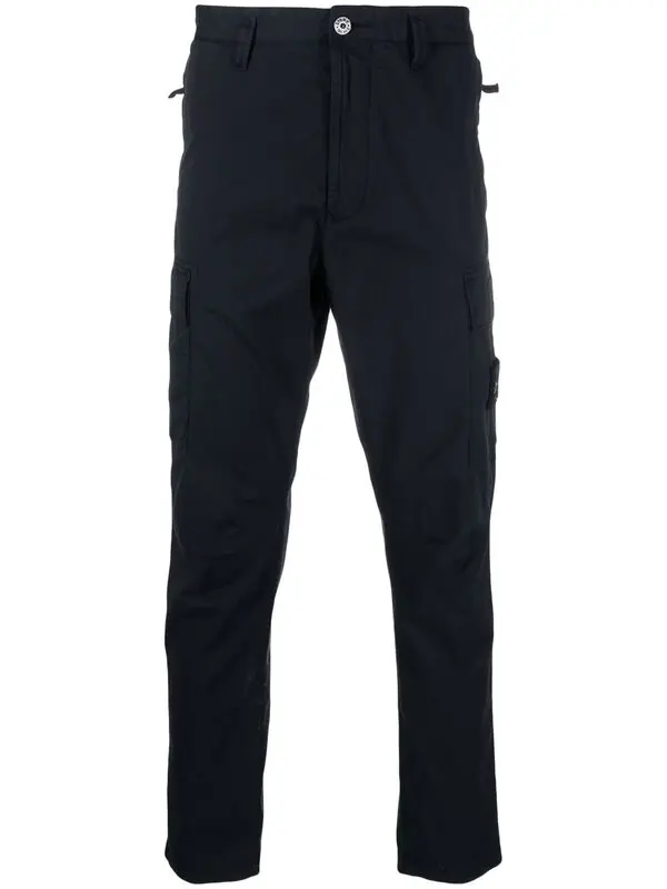 Stone Island Belt-loops Trousers - Blue